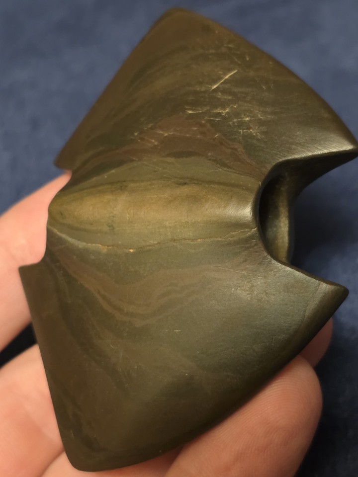 Authentic Arrowhead Bannerstone Native American Artifact "Read ...