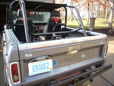 Early Bronco Diamondplate Aluminum Tailgate Protector 66-77 | eBay