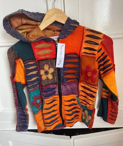 Funky threads Girls Zipped hoodie 7-8 | eBay