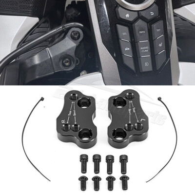 Lift & Pullback Handlebar Riser Adapter For Honda Goldwing GL1800 Tour ...