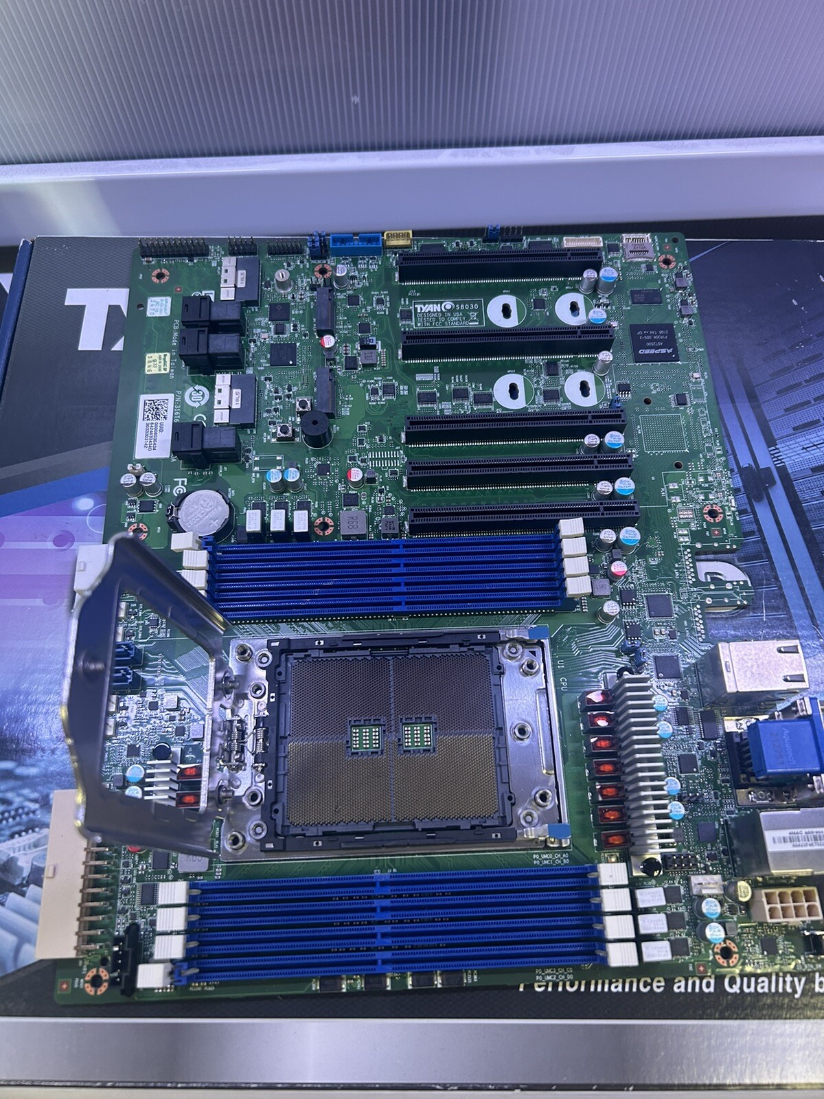 TYAN Tomcat HX S8030 V-Cache Motherboard (S8030GM4NE-2T) Untested | eBay