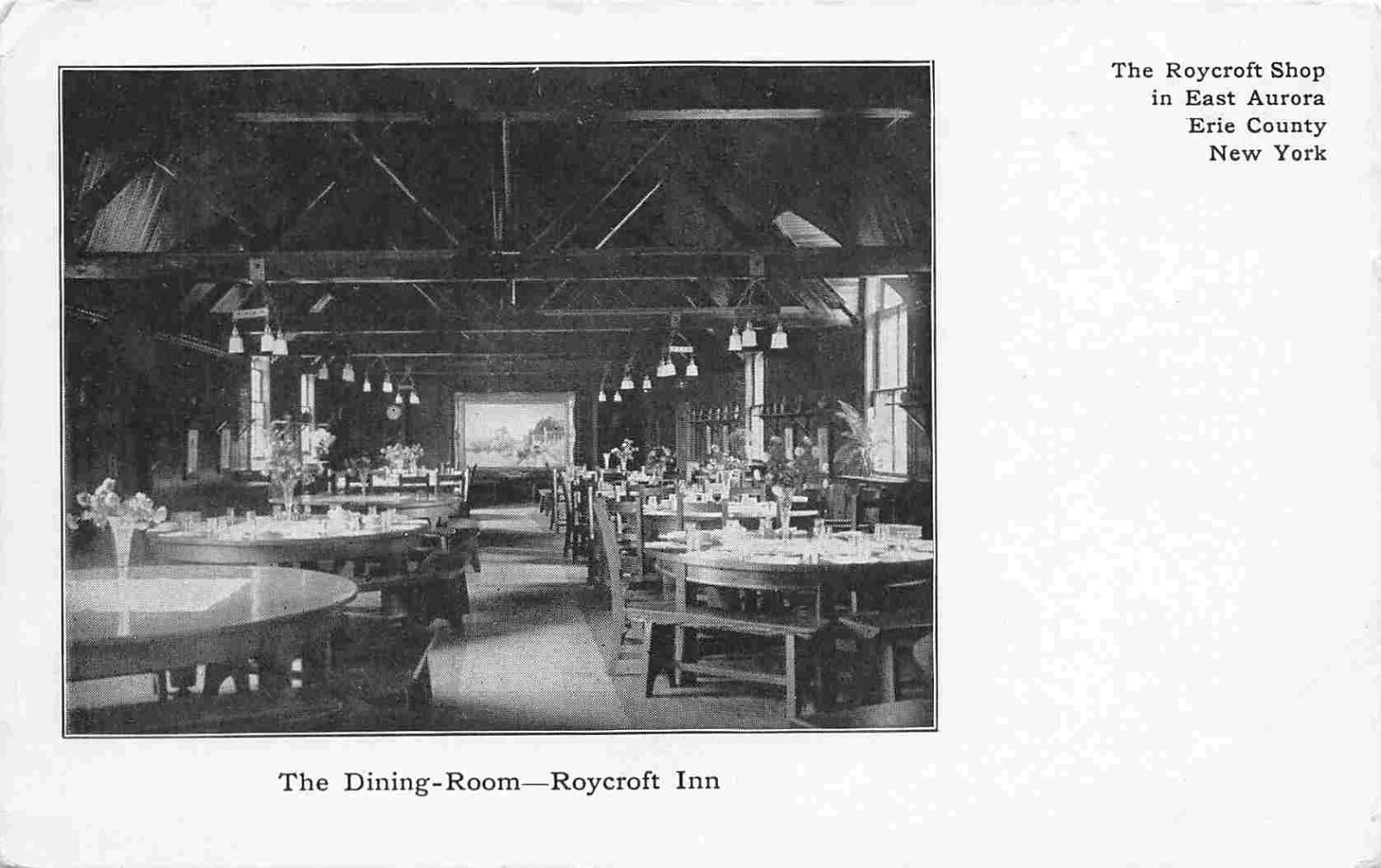 Dining Room Interior Roycroft Inn Shop East Aurora New York 1900c PMC ...