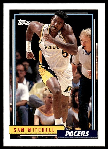 1992-93 Topps #249 Sam Mitchell Indiana Pacers | eBay