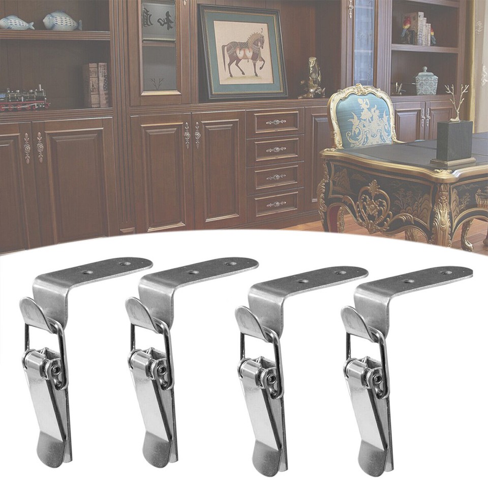 90° Stainless Steel Spring Loaded Draw Toggle Latch Catch Case Box ...