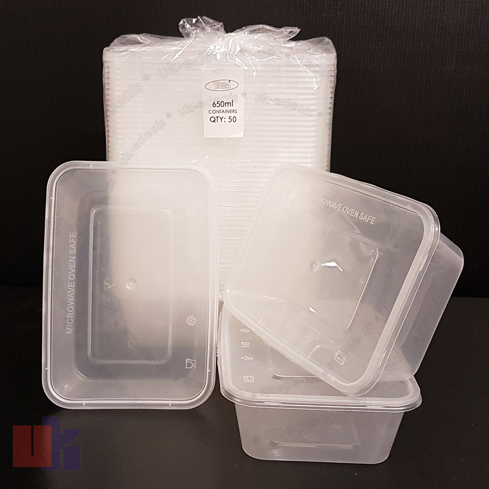 Oven Safe Disposable Plastic Food Container Transparent Container