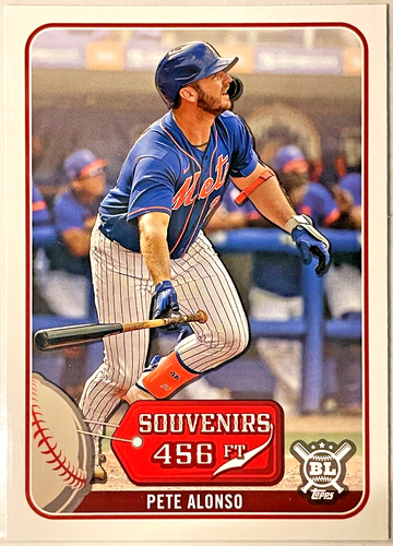 2021 TOPPS BIG LEAGUE *SOUVENIRS* #SO19 PETE ALONSO *MLB ALLSTAR* NEW ...