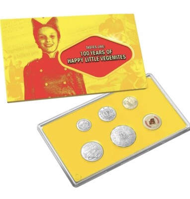 Australian 2023 6 coin Uncirculated Year Set Centenary Vegemite $1 - IN ...