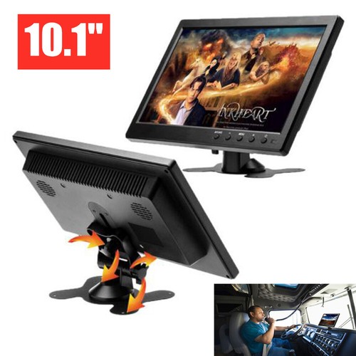10.1" LCD HD Monitor Mini TV & Computer Display Color Screen Audio ...