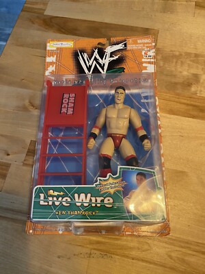 WWE Ken Shamrock Live Wire Wrestling Action Figure Jakks SEALED WITH ...