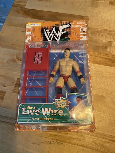 WWE Ken Shamrock Live Wire Wrestling Action Figure Jakks SEALED WITH ...