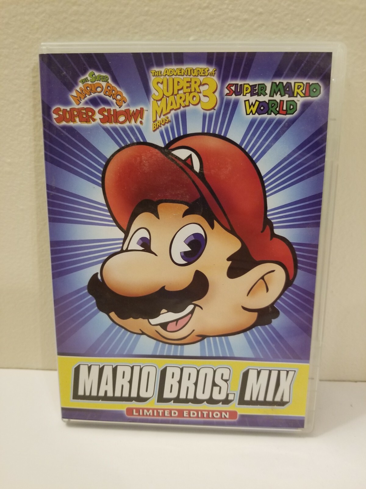 Mario Bros. Mix (DVD,2009,Limited Edition) Super Mario World, Mario 3 ...