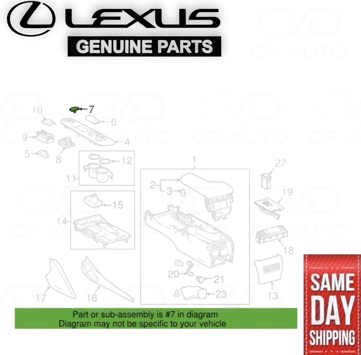 2013-2015 Lexus CT200h Navigation Display Controller Mouse Pad Knob OEM ...