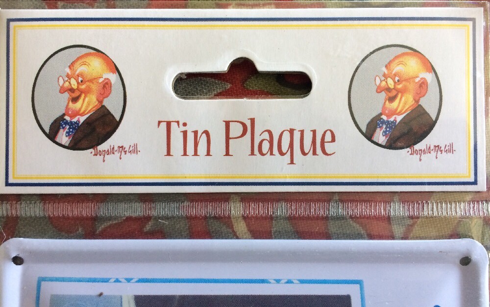 Donald McGill Saucy Seaside Tin Postcard Comical Wall Plaque Wedding ...