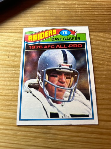 1977 Topps Dave Casper #380 Raiders Football Card | eBay