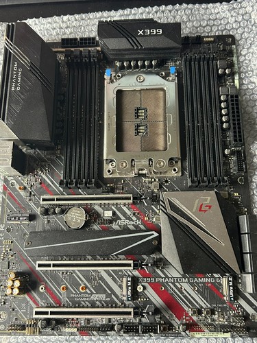 ASRock X399 PHANTOM GAMING 6 AMD TR4 Socket DDR4 Motherboard *AS IS ...