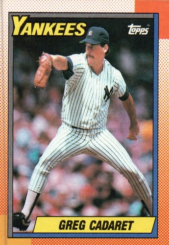 1990 Topps # 659 Greg Cadaret New York Yankees | eBay