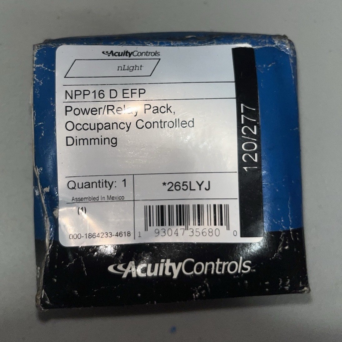 Acuity Controls NPP16 D EFP Power Relay Pack Occupancy Controlled ...