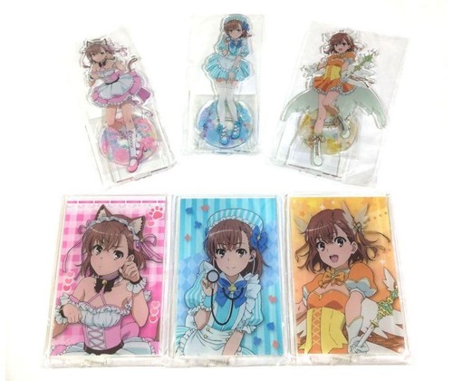 Misaka Mikoto Acrylic Stand Lottery Do Complete 6 Types [Unused] | eBay