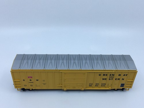HO Athearn Green Bay & Western 50’ Railbox Boxcar GBW #7000 Metal ...