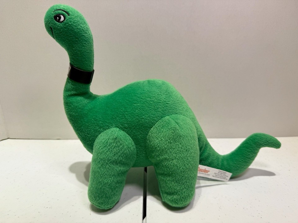 Sinclair Gas Oil Mascot Green Brontosaurus Dinosaur 13x9 " Promotional ...