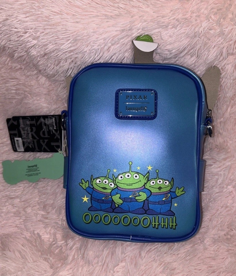 Loungefly Hard Tag Toy Story Alien 30th Anniversary Crossbuddies Bag | eBay