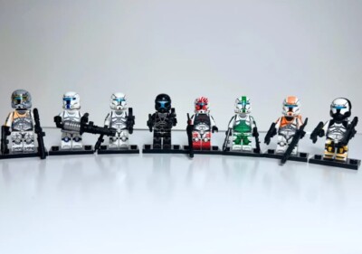 Lego Stud+ Star Wars 8 Clone Commandos - Delta Squad, Gregor, Omega ...