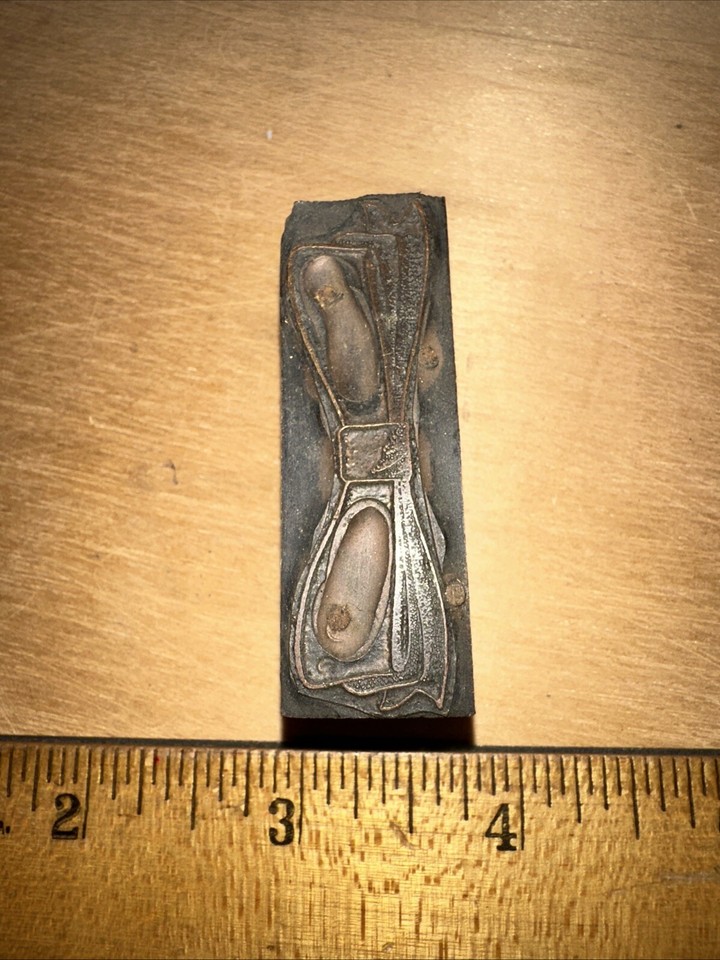 Print Block “ Ribbon Bow “ Copper Face | eBay