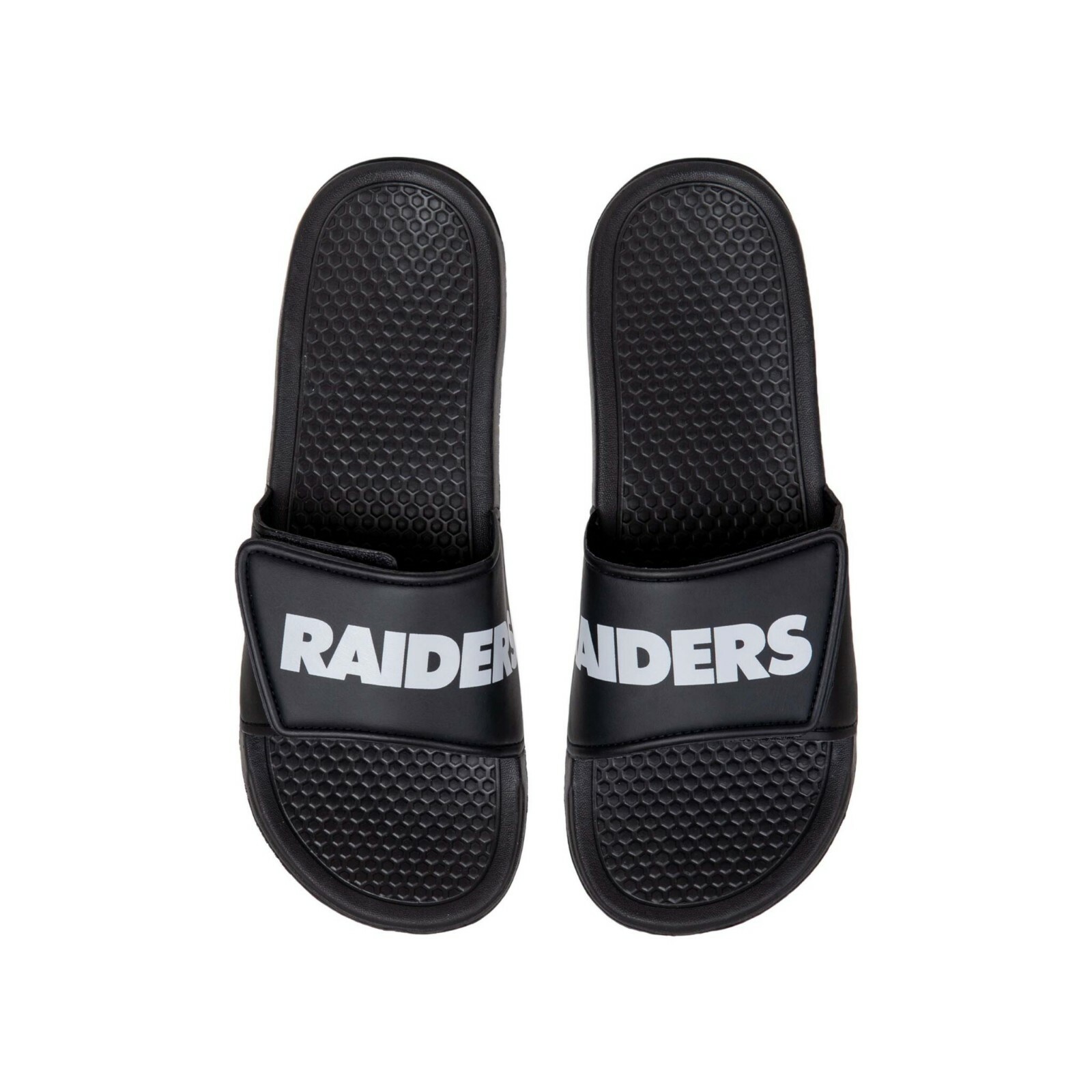 Oakland Raiders NFL Men's Cropped Big Logo Flip Flop,Sandal FREE SHIP ...