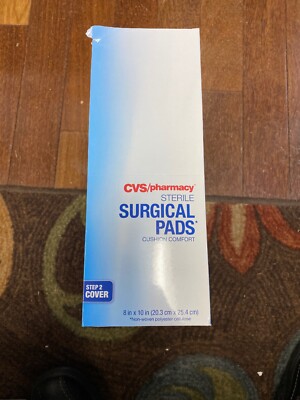 ( 6 ) CVS Health Sterile Surgical Pad, extra absorbent 8 Inch X 10 Inch ...