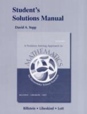 Student's Solutions Manual for A Problem Solving Approach to ...