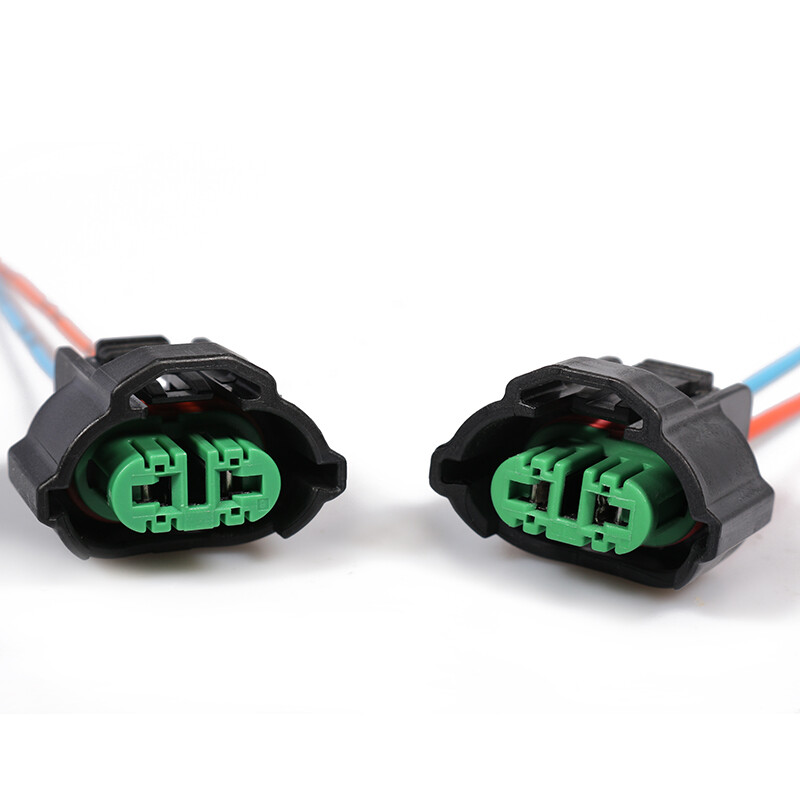 2Pcs H8 H11 Bulb Socket Wire Plug Harness Holder Car Headlight Fog Lamp ...