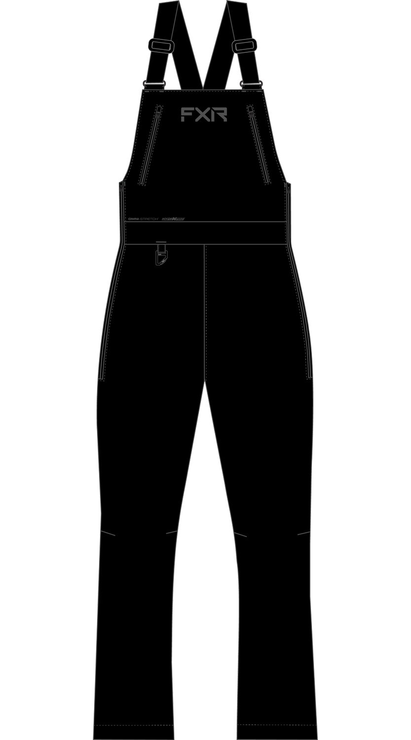 FXR Adventure Lite Tri-Laminate Womens Bib Pants Black | eBay