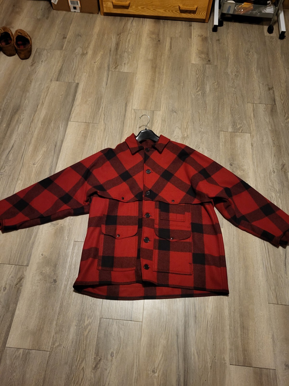 Filson Buffalo Plaid Double Mackinaw Wool Cruiser Jac… - Gem