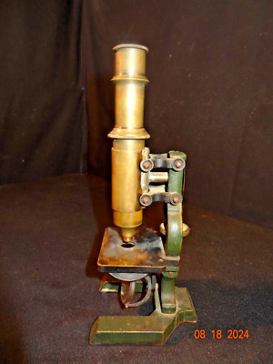 Rare and Unusual Antique F W Schieck? Microscope 1800's Serial # 2513 ...