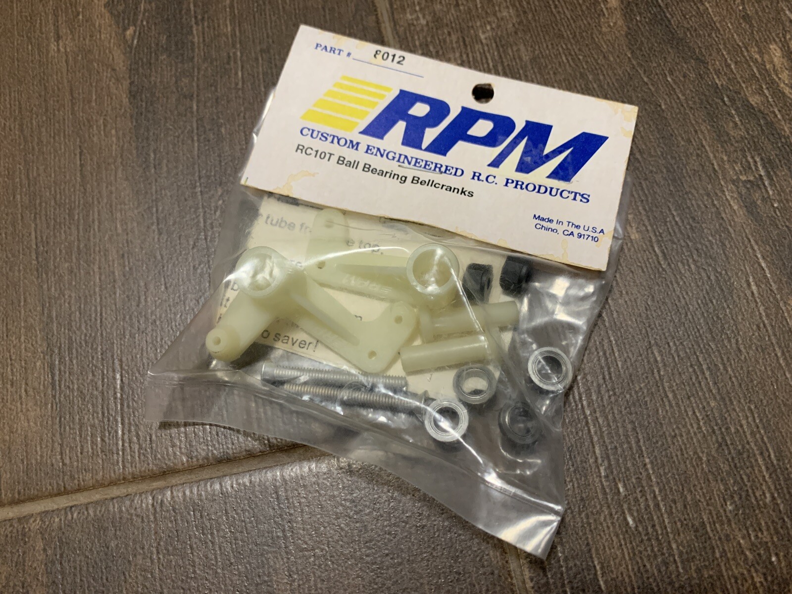 Vintage RPM 8012 Team Associated RC10T Ball Bearing Bellcrank Kit ...