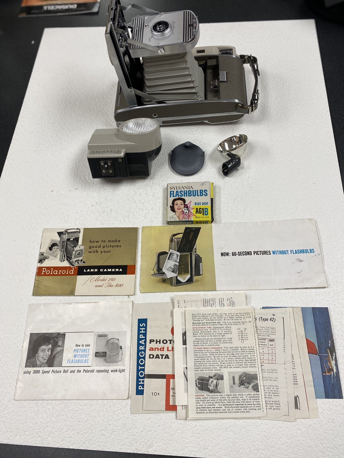 1957 Vintage Polaroid Land Camera Model 800 | eBay