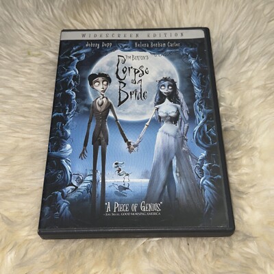 Corpse Bride DVD 2005 Widescreen Tim Burton Johnny Depp Helena Bonham ...