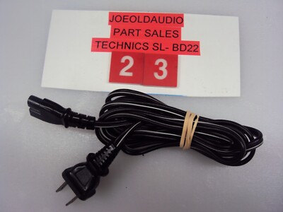 Technics SL-BD22 Turntable Original Line Cord. Tested. Parting Out SL ...
