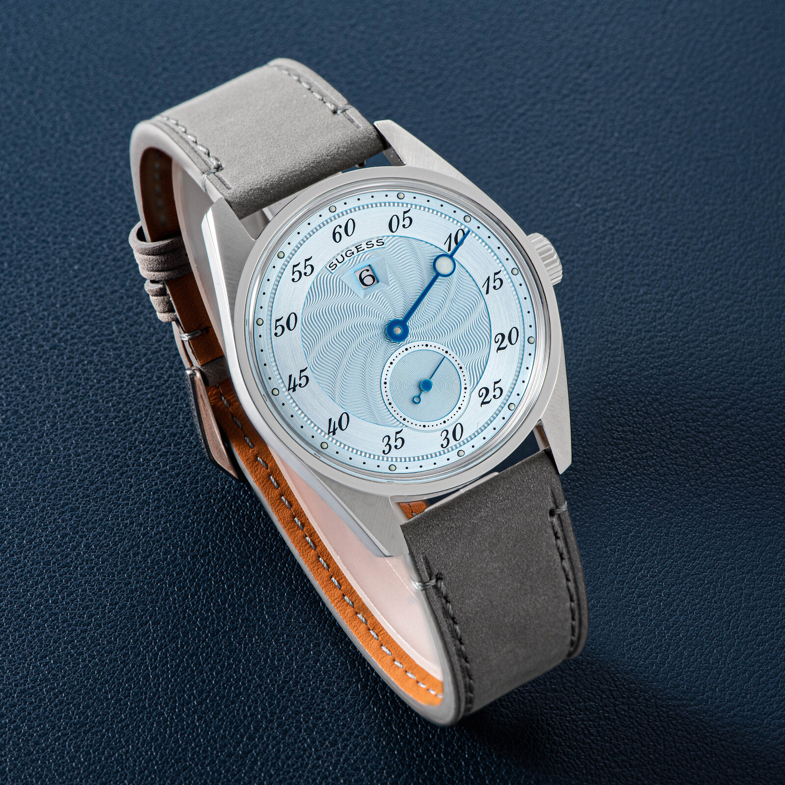 Sugess S451-1.E.G Art Master Jump Hour Mechanical Men Watch SEAGULL ...