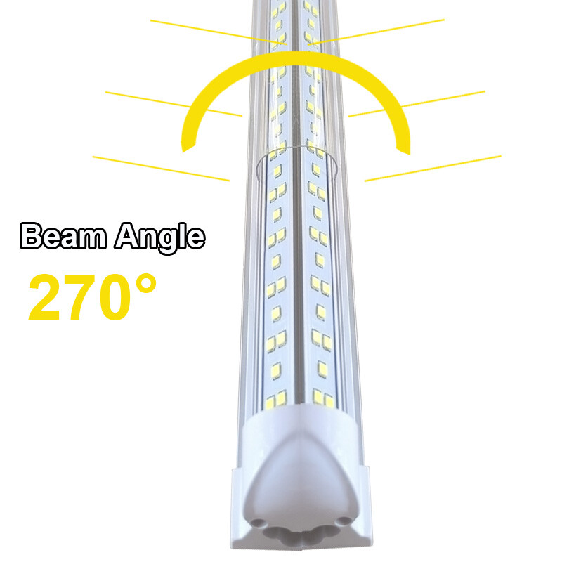 25 Pack 8FT LED Tube Light 8 Foot 144W LED Shop Garage Warehouse Light ...