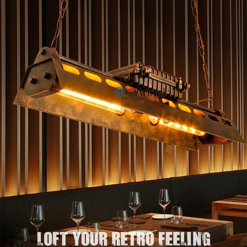 4-Light Industrial Steampunk Hanging Pool Table Lights Billiard Pendant ...