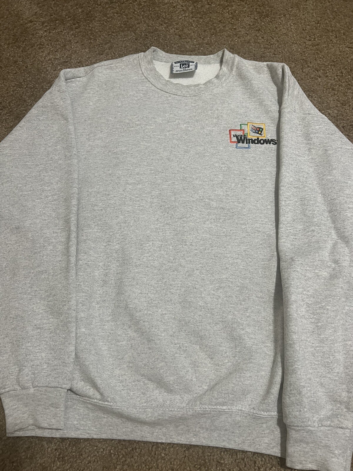 Rare Vintage Microsoft Windows 95 Sweatshirt - Gem