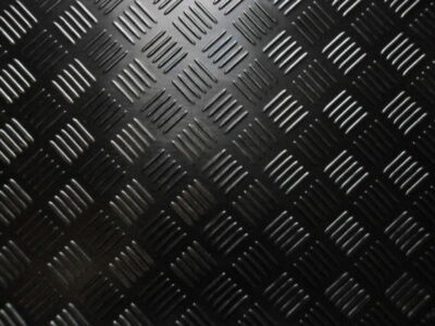Black Checker Plate Rubber Matting - 1.2M Wide X 3mm Thick | eBay UK