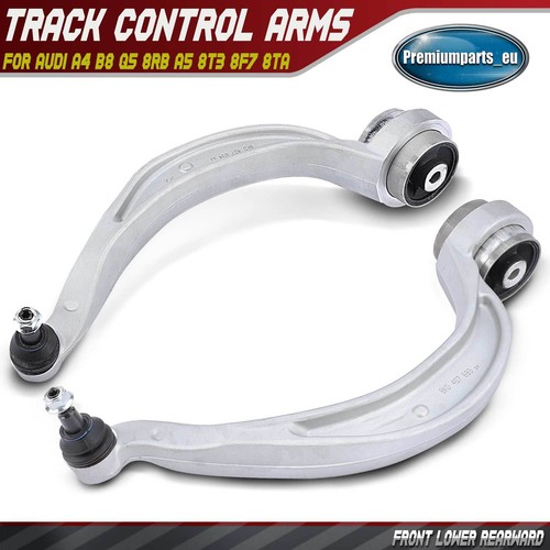 2x Track Control Arms Front Lower Rearward for Audi A4 B8 Q5 8RB A5 8T3 ...