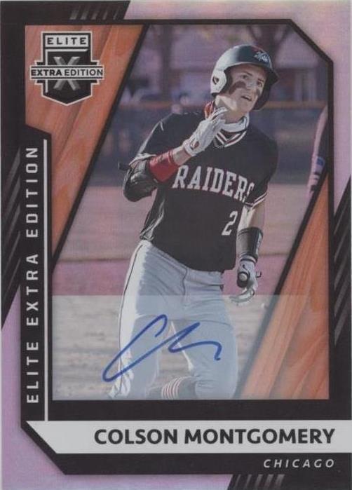 2021 Panini Elite Extra Edition - Colson Montgomery #22 Signatures (AU ...