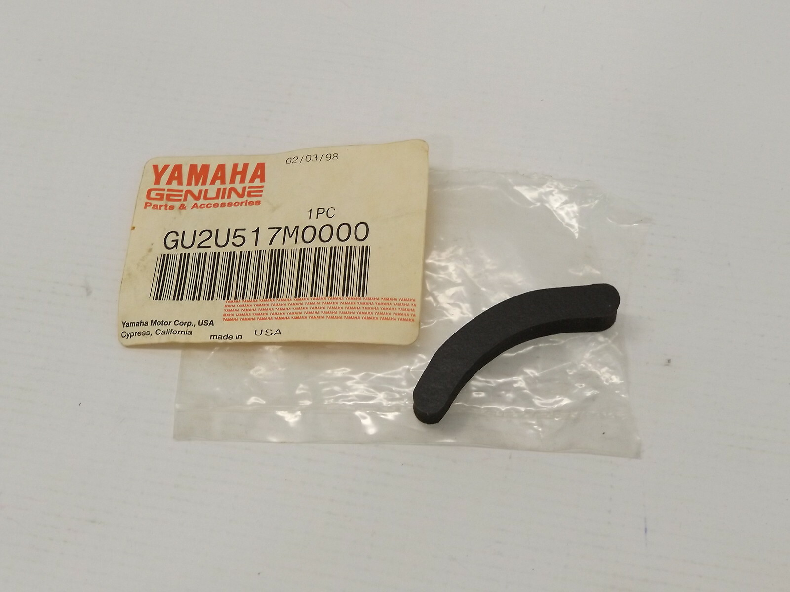 NOS YAMAHA GU2-U517M-00-00 ENGINE HATCH PAD XL760 | eBay
