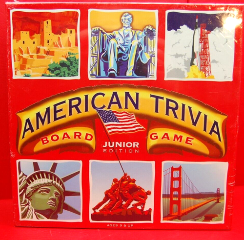 American Trivia Board Game Junior Edition New Sealed Outset Media Ages ...