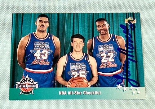Larry Nance Price Daugherty 1992 Upper Deck All-Star Signed Autograph ...