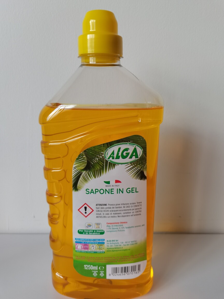 ALGA SAPONE ECOLOGICO 2 SAPONE MOLLE 2 SGRASSATORI E 2 SAPONE GEL DA ...