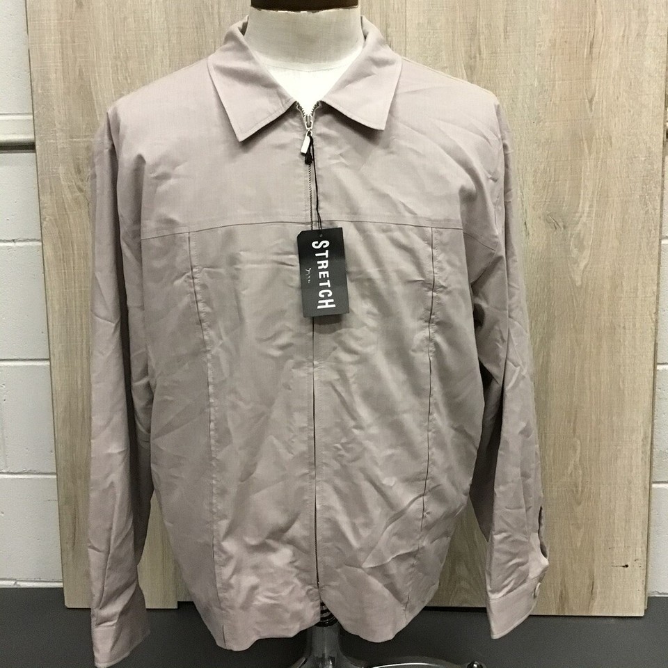 VINTAGE JAY Y KO Men's Lightweight Beige Jacket Size Large NWT V14 | eBay